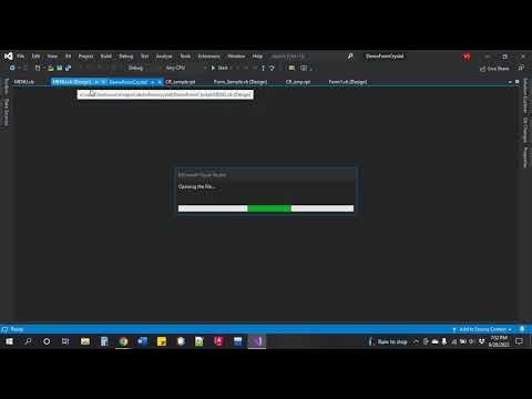 Crystal Report Output || Client-Server Programming (Visual Studio) - YouTube