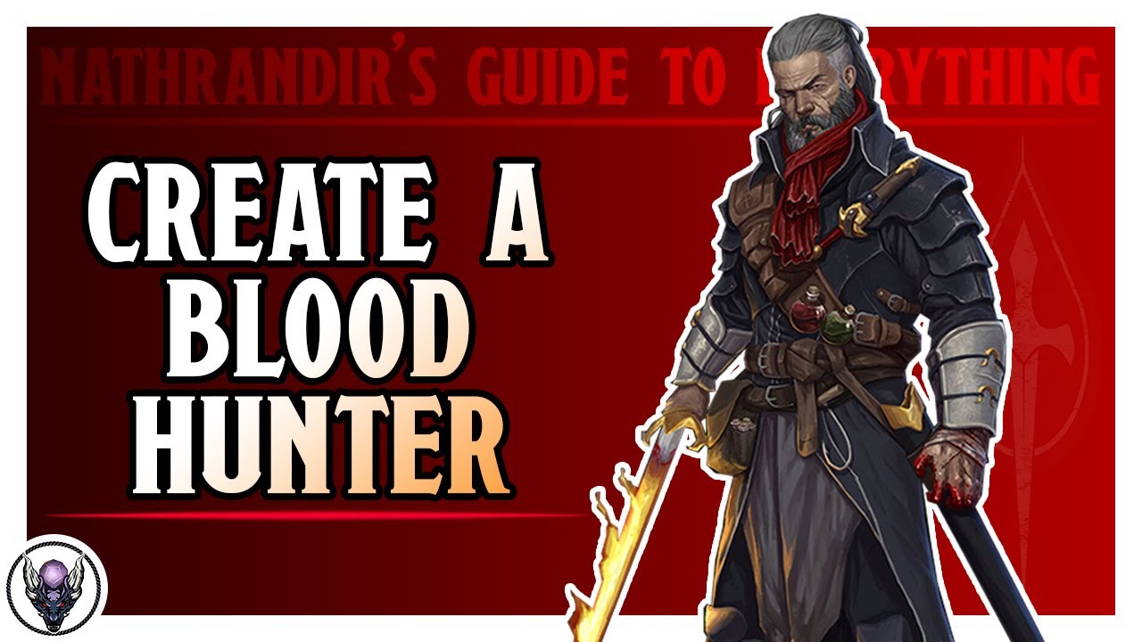 Beginner's Guide to D&D: Create a Blood Hunter with D&D Beyond #1 - YouTube