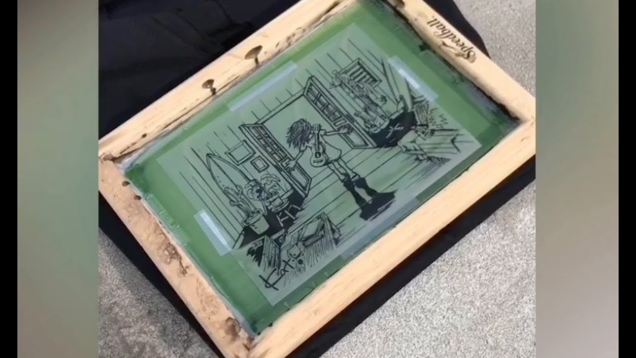 Japan Tour - How I screen printed my tour T-shirts - YouTube