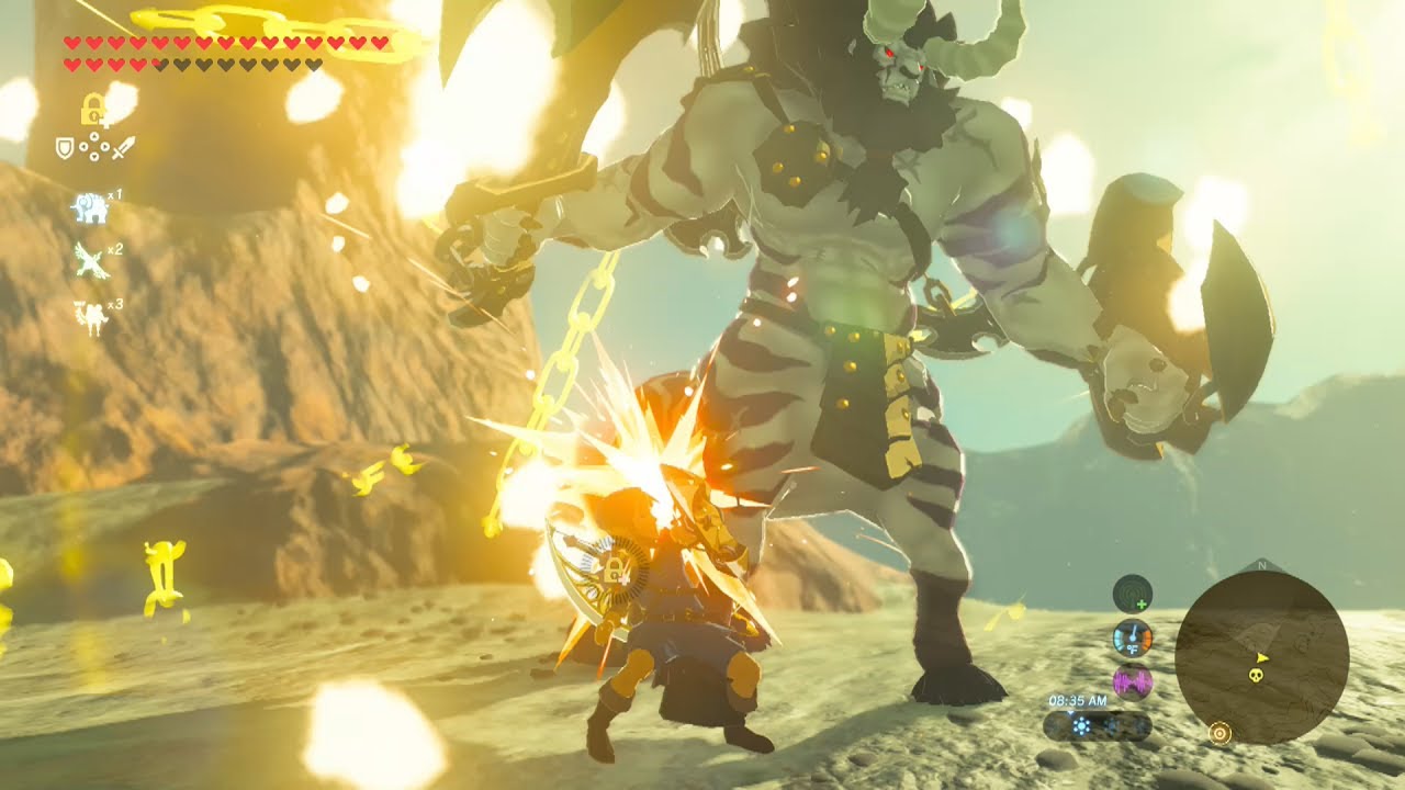Savage Lynel Shield Couldn't handle Silver Lynel - Zelda Breath of the ...