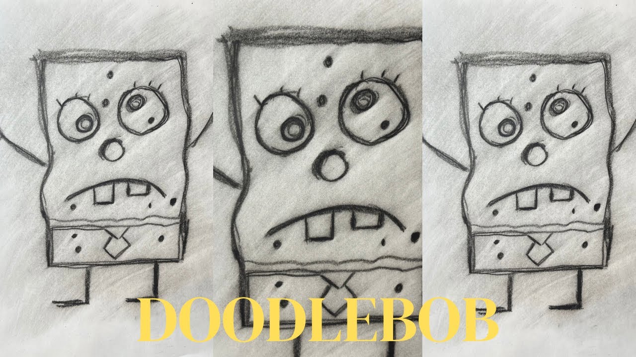 Drawing SpongeBob Doodle - YouTube