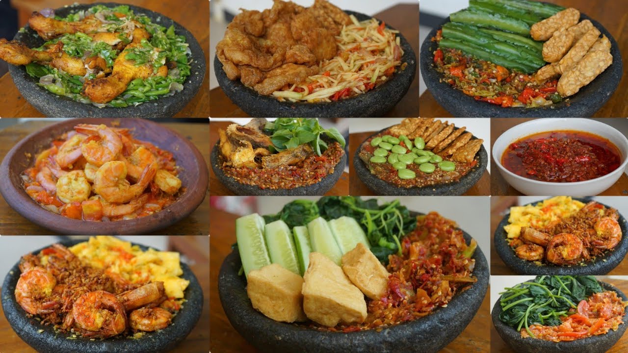 14 INSPIRASI MENU MASAKAN SAMBAL SEDERHANA ENAK DAN MUDAH - YouTube