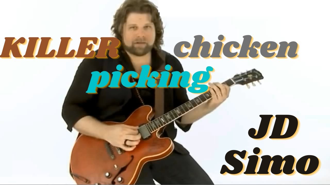 JD Simo - KILLER chicken picking (no hybrid picking) - YouTube