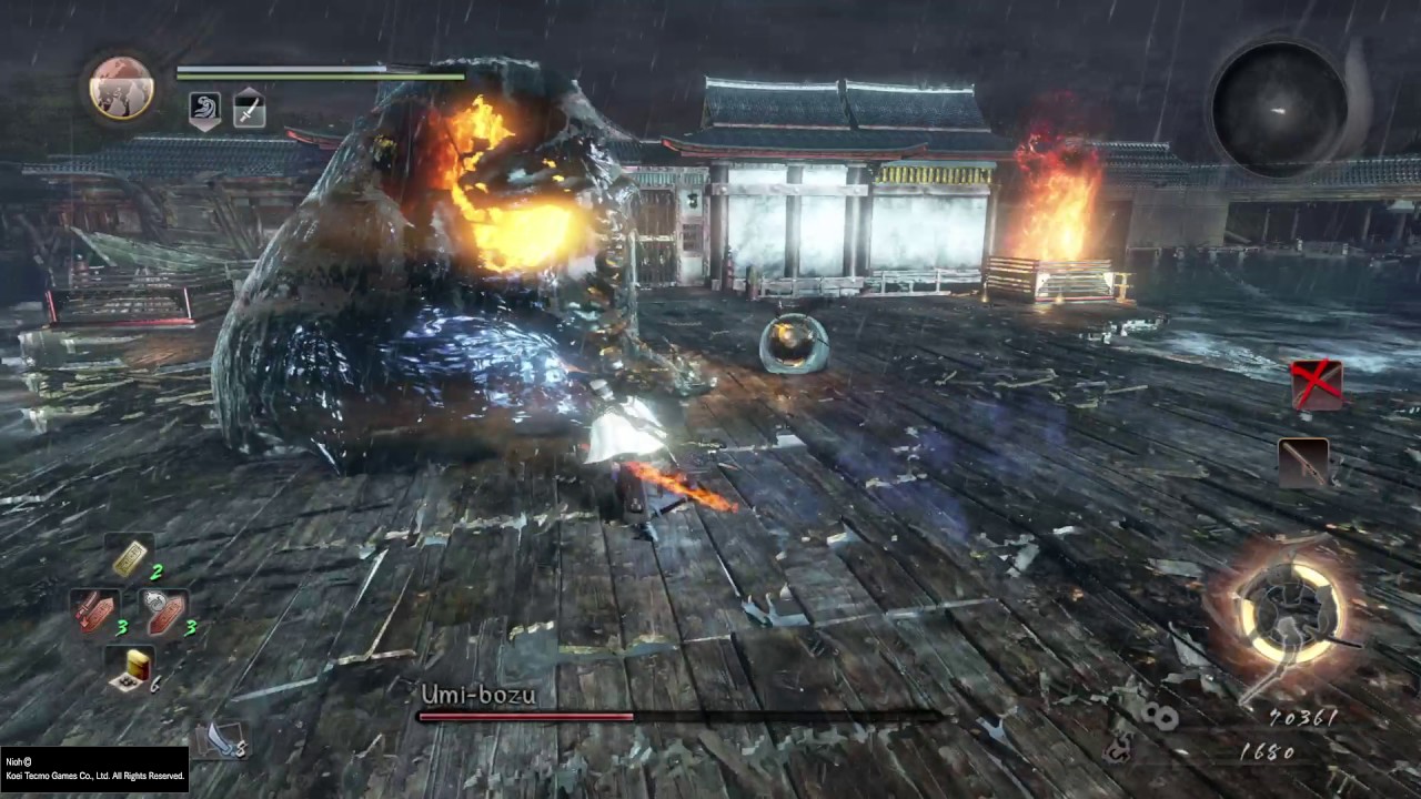 Nioh Sea Monster Boss 4k - YouTube