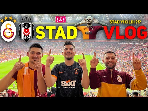 BÖYLE BİR ATMOSFER HİÇBİR YERDE YOK ! | Galatasaray 2 - 1 Beşiktaş DERBİ STAD VLOG