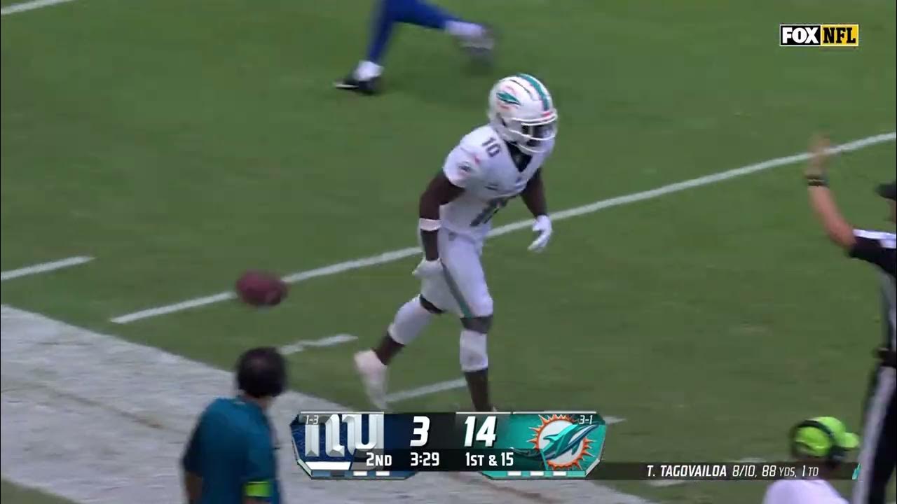 Tyreek Hill Highlights Vs Giants Week 5 2023 - YouTube