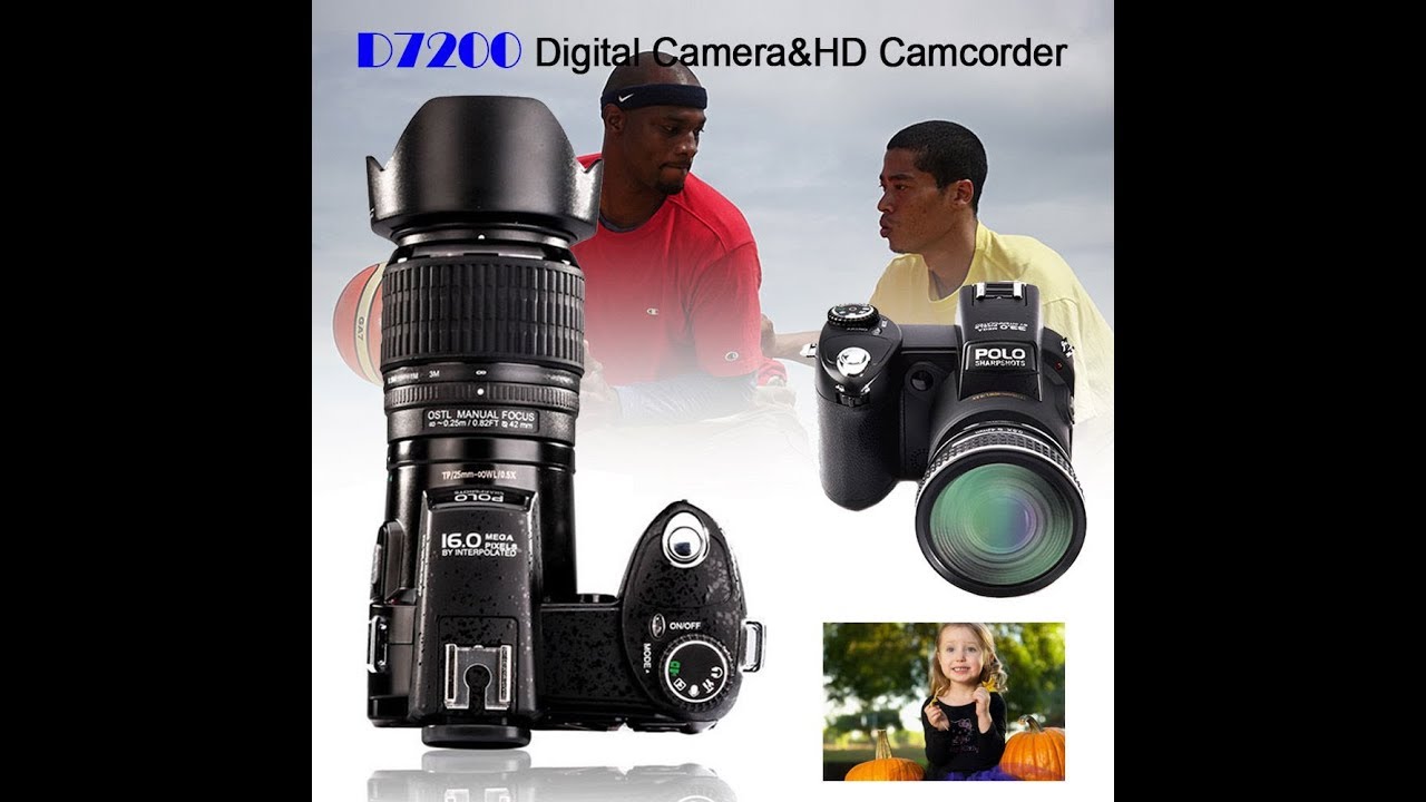POLO D7200 Digital Camera 33MP Auto Focus Professional SLR HD Video ...