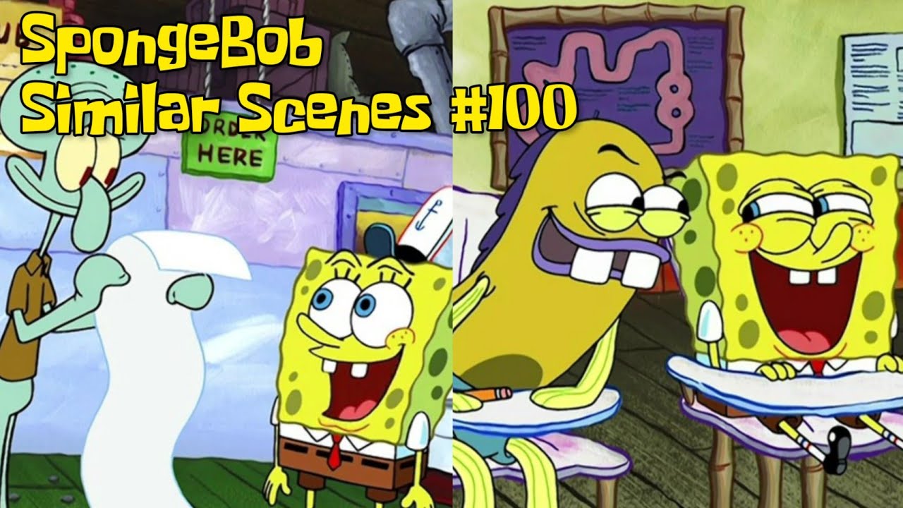 SpongeBob Similar Scenes #100 - YouTube