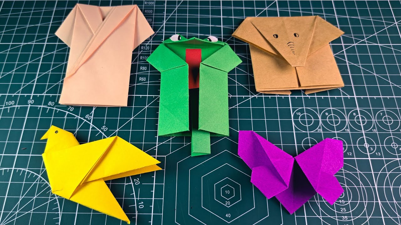 5 tutorial origami dengan mudah - YouTube