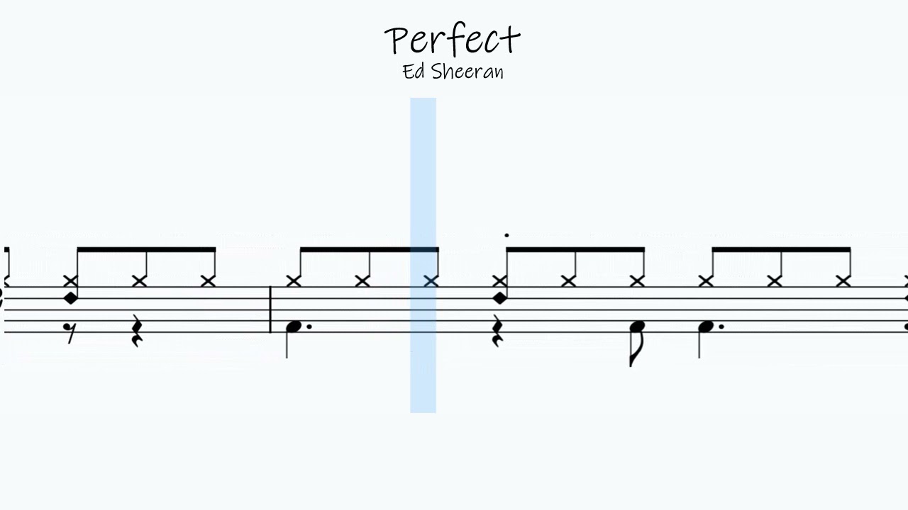Perfect - Ed Sheeran On Drums - YouTube