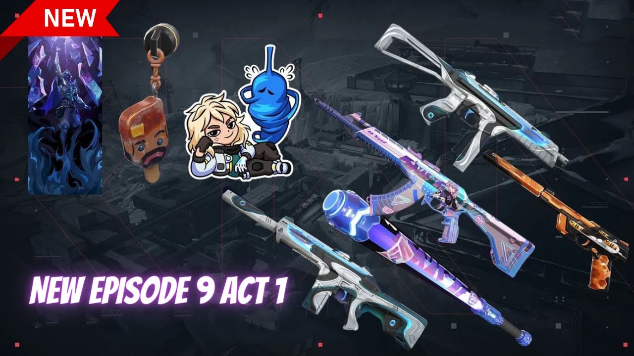VALORANT Episode 9 Act 1 Battle Pass ( Skins Only ) - YouTube