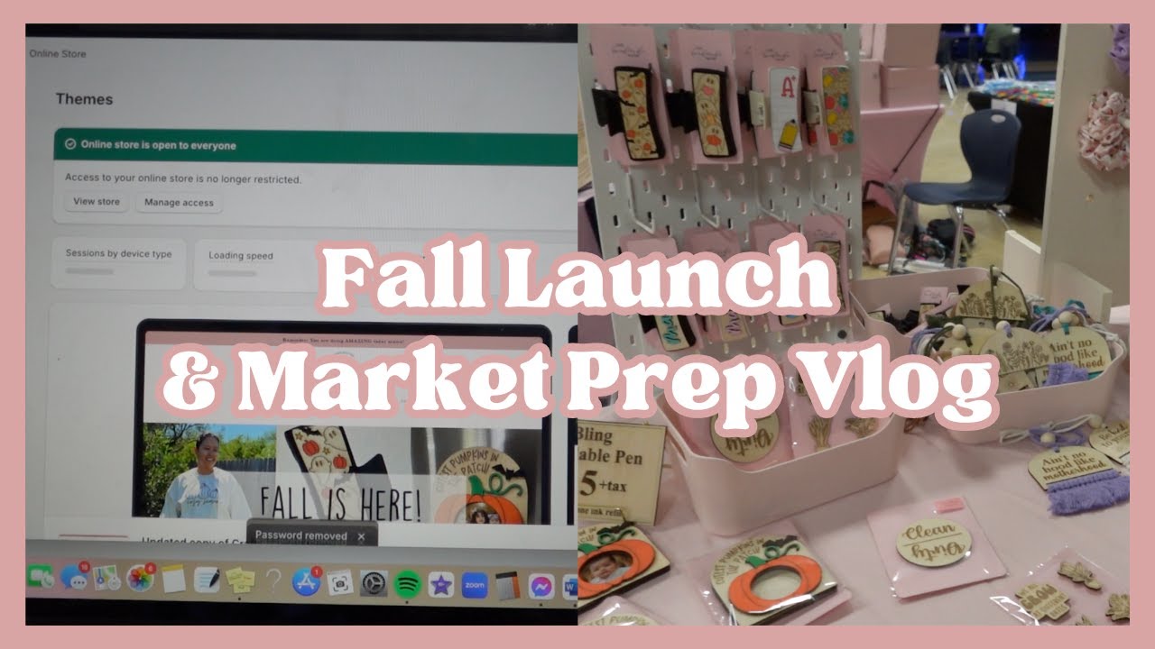 Fall Product Launch & Vendor Market Prep | Small Business | Behind The ...