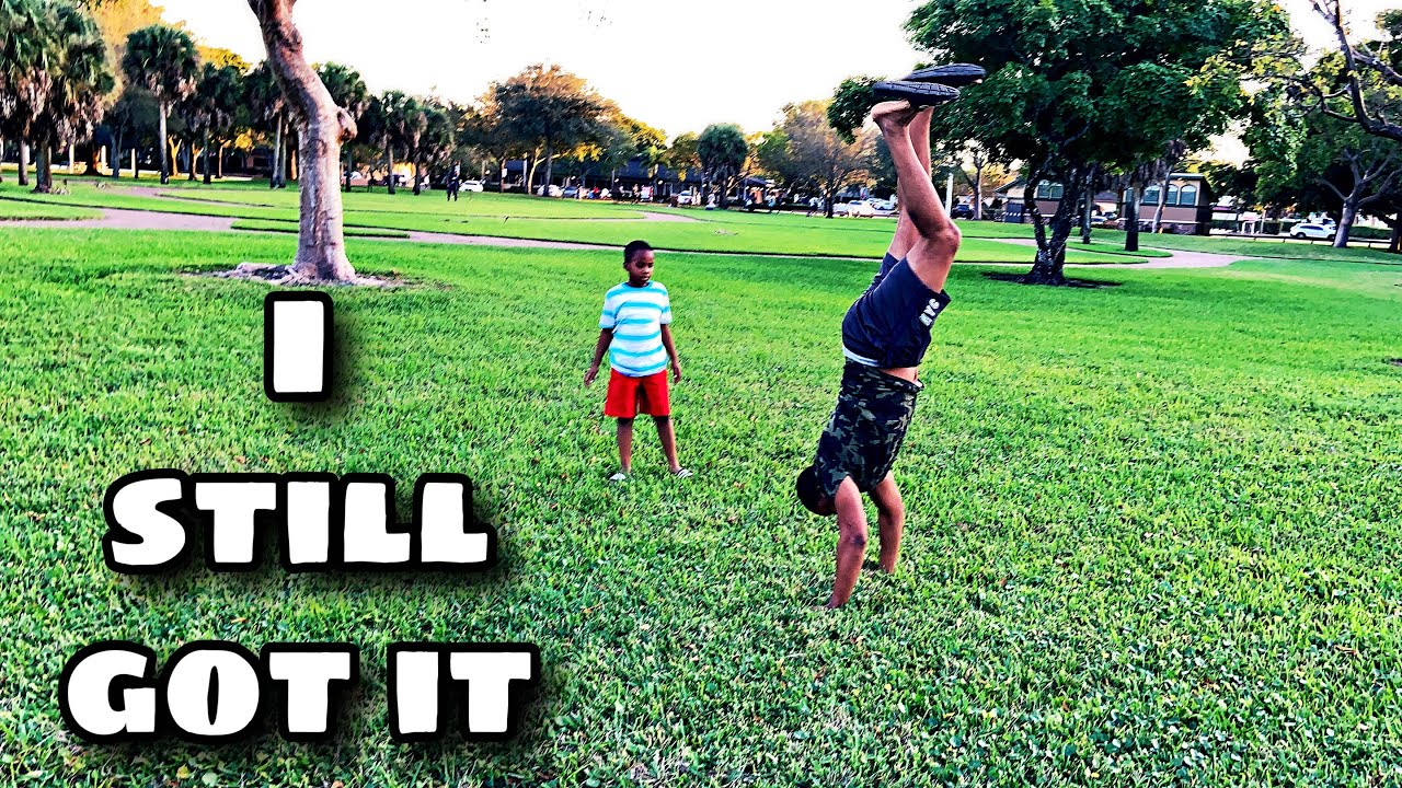 Cartwheeling 🤸‍♀️ At The Park - YouTube