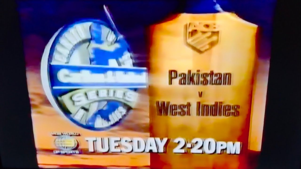Channel Nine Cricket West Indies vs Pakistan Carlton & United Series ...
