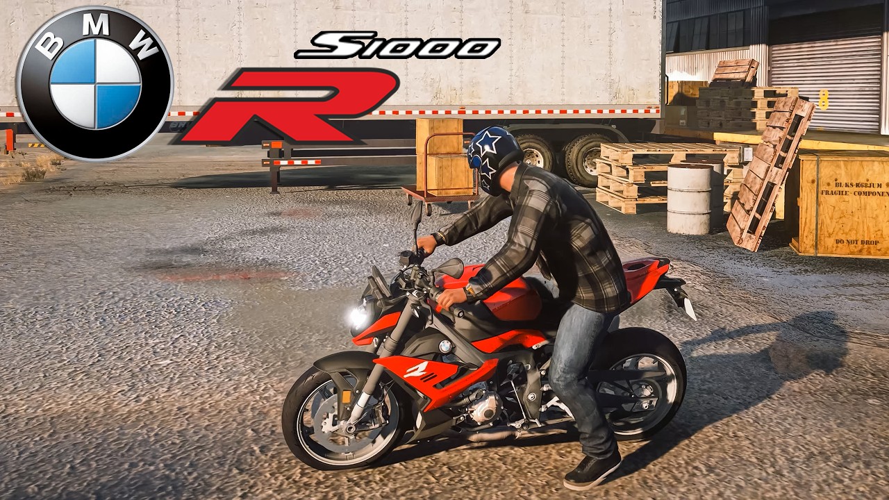 GTA V BMW S1000 R [Add-On] + Realistic Engine Sound Mod [QuantV] 4K ...