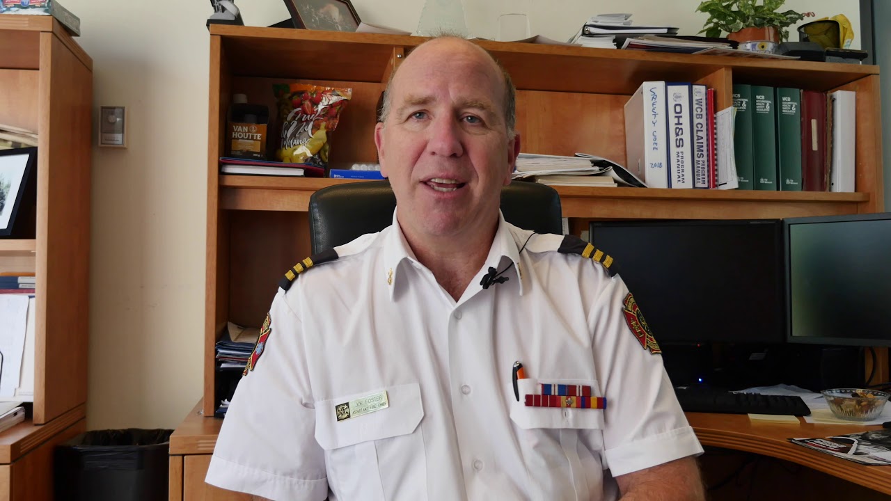 Assistant Fire Chief Joe Foster Supports The BC Wildfires Benefit ...