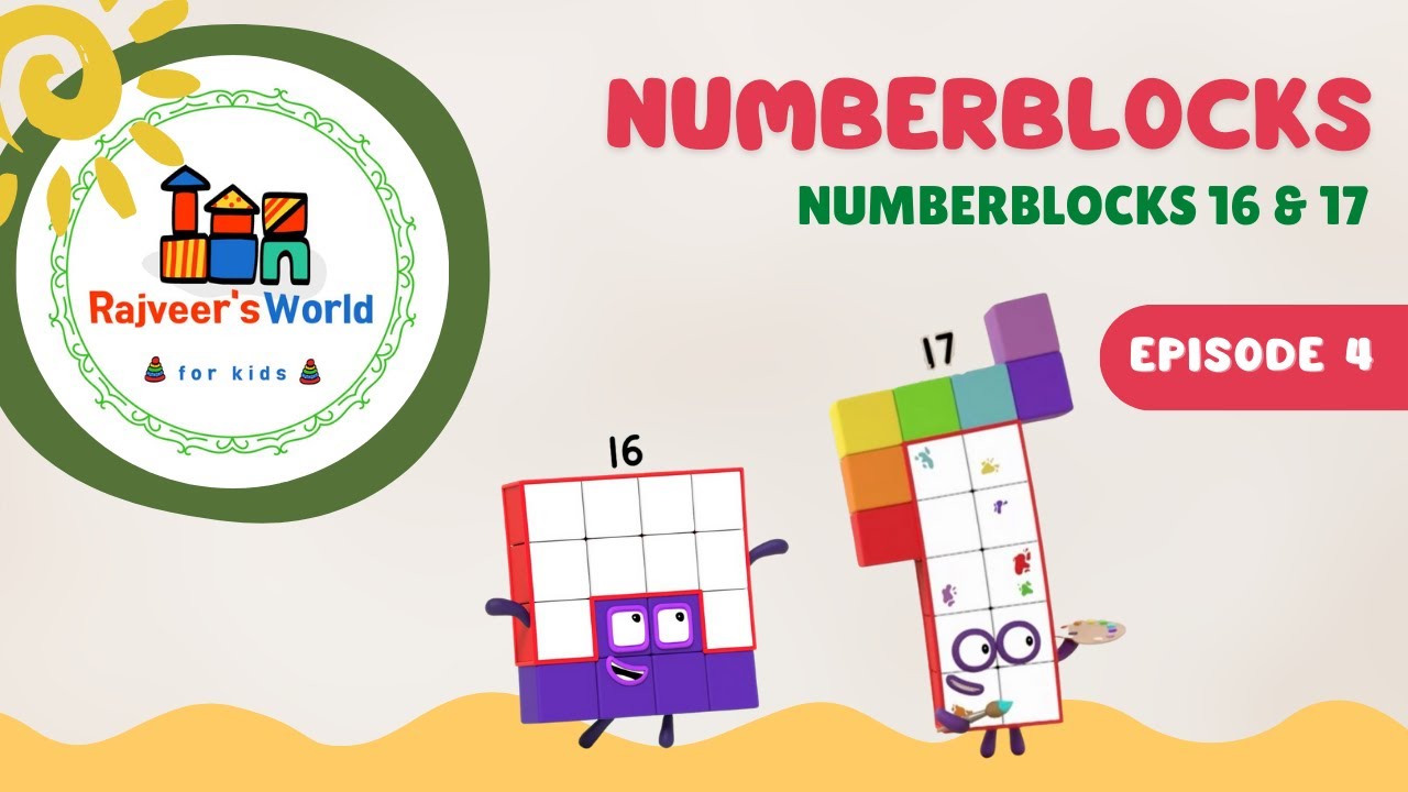Meet Numberblocks 16 and 17 | Rajveer’s World - YouTube