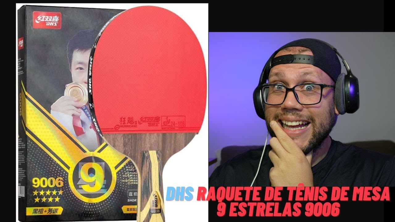 Você poder, grava um vídeo falando da Raquete DHS 9002, comprei ela e ...