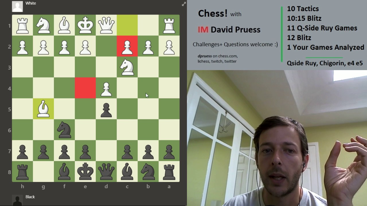 Qside Ruy 3...c5 Master Games - YouTube