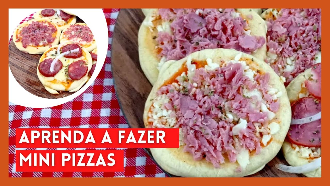 MASSA PARA PIZZA CONGELADA / MINI PIZZA PARA FESTA OU VENDAS - YouTube