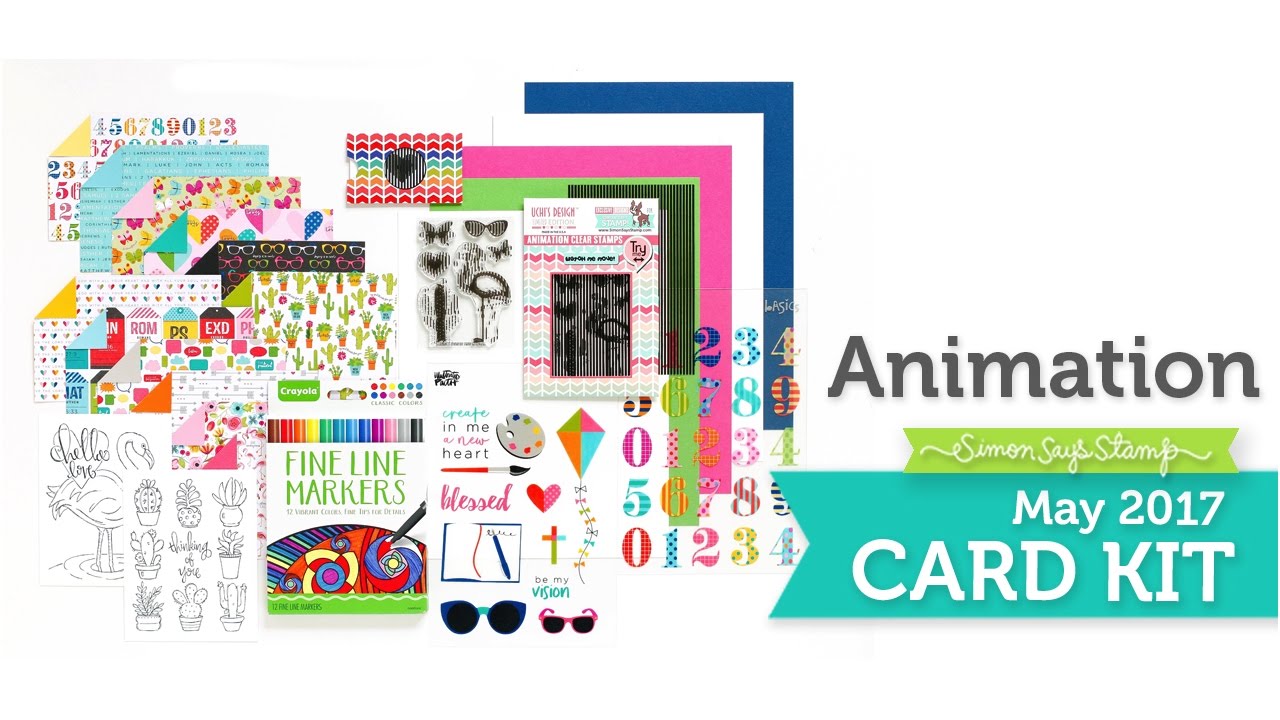 Animation: Simon Says Stamp Card Kit Reveal and Inspiration - YouTube