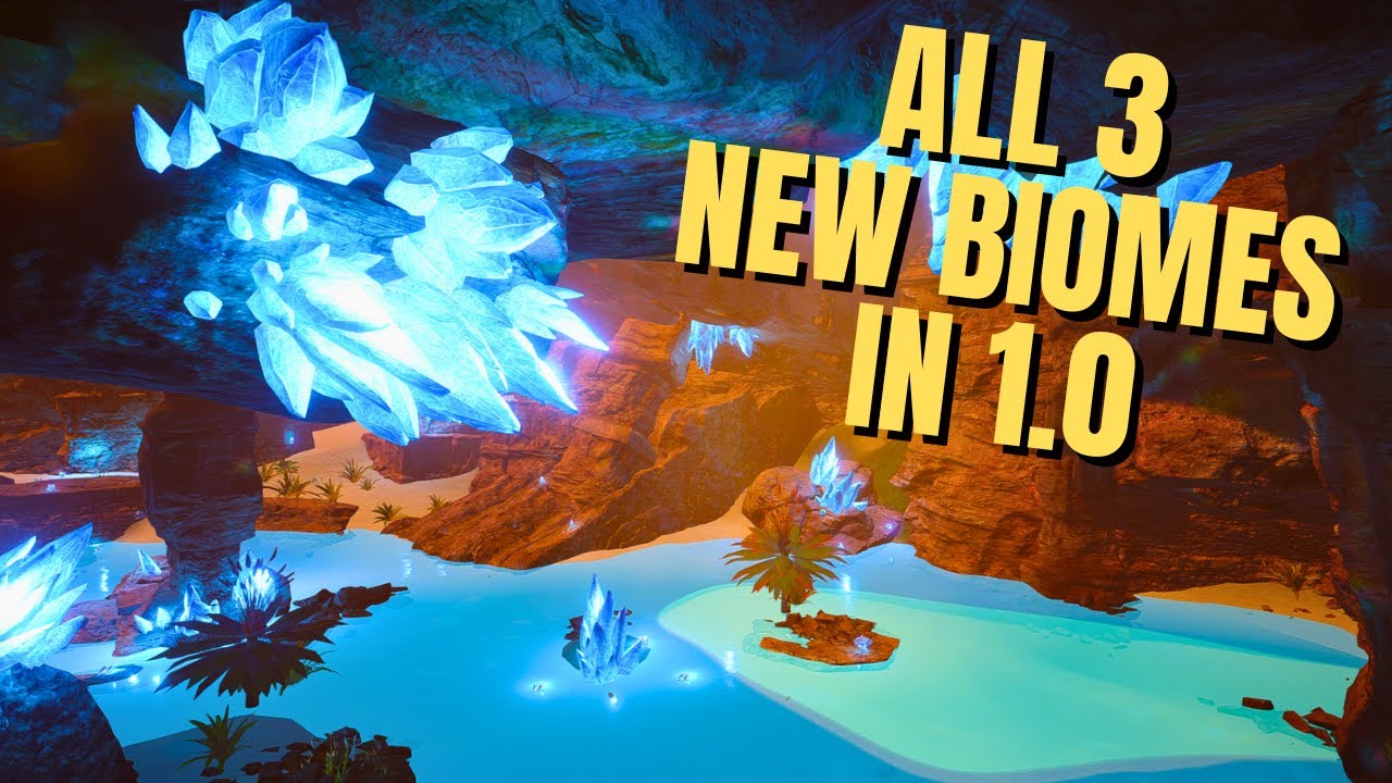 Where to Find the New Biomes in 1.0 - Planet Crafter Guide - YouTube