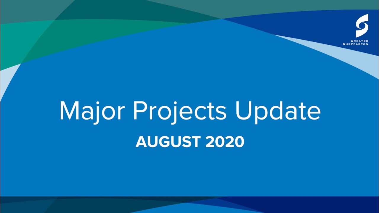 Major Projects Update - August 2020 - YouTube