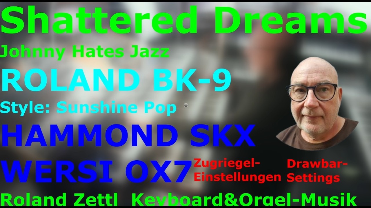 Shattered Dreams: Johnny Hates Jazz (Cover ROLAND BK-9, HAMMOND SKX ...
