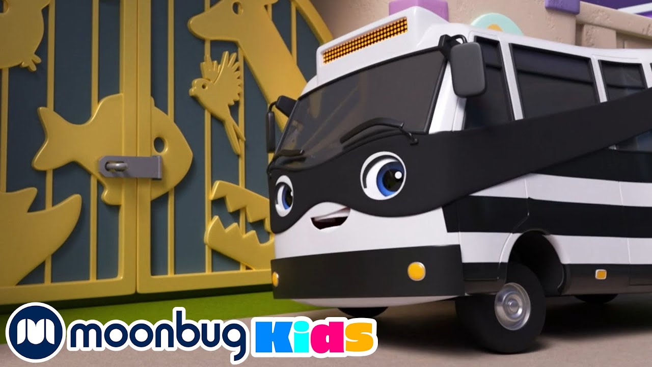 Bandit Bus Strikes Again | Cartoons & Kids Songs | Moonbug Kids ...