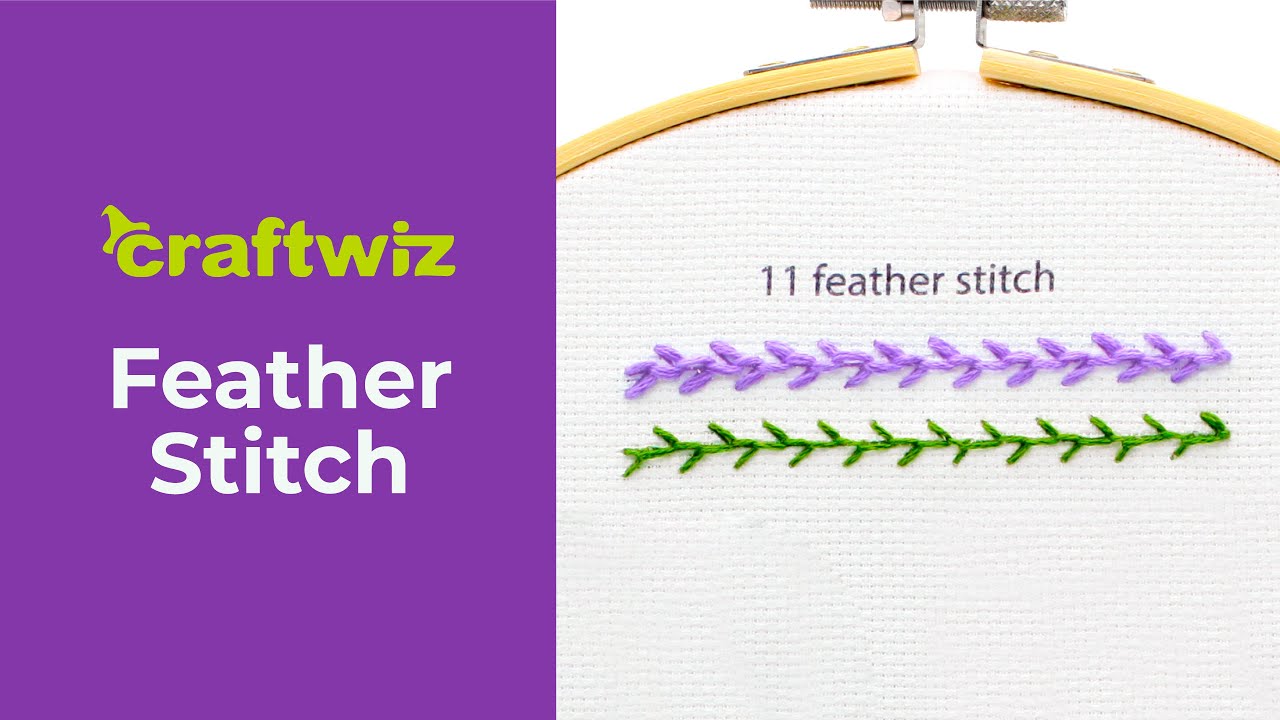 11. Feather Stitch - YouTube