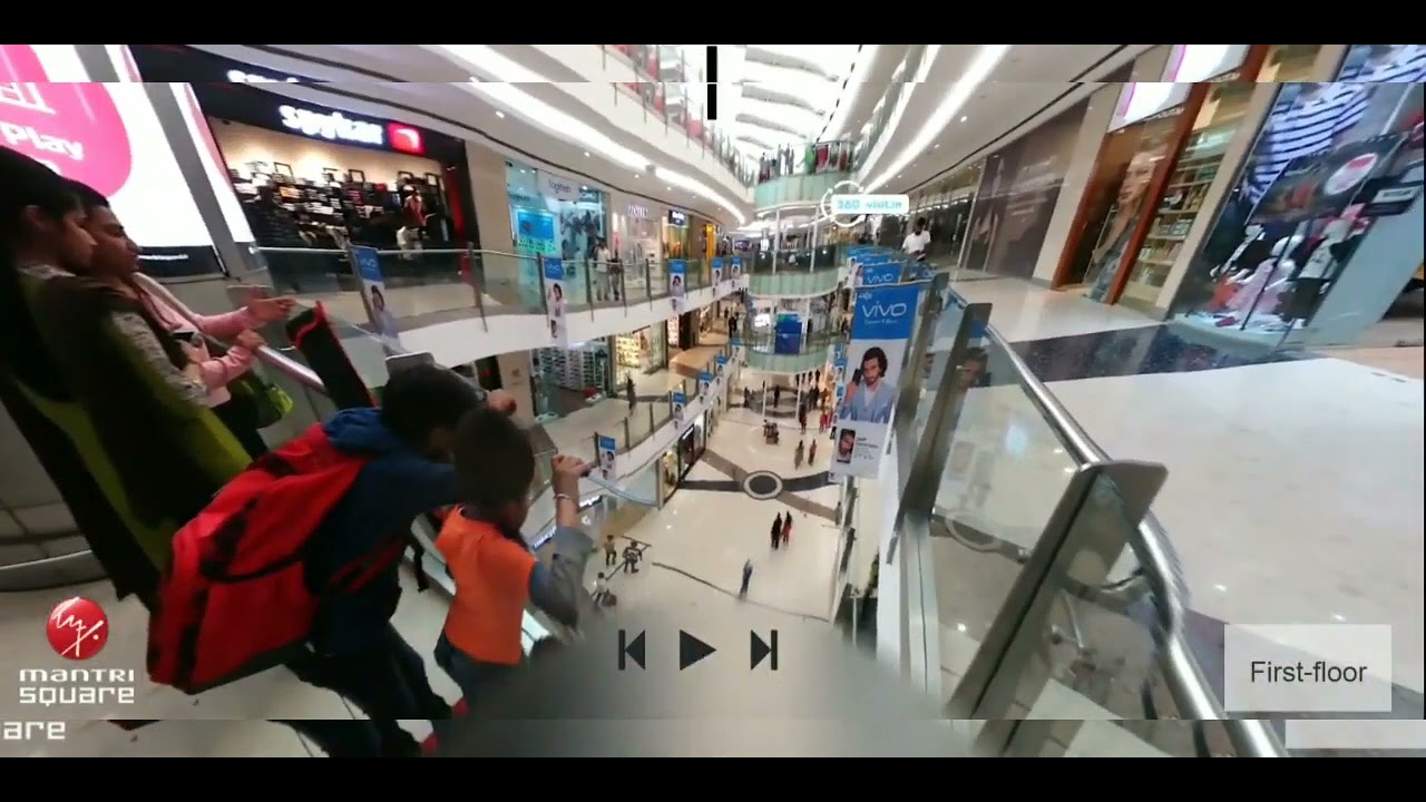 Virtual Tour Of Mantri Square Mall - YouTube
