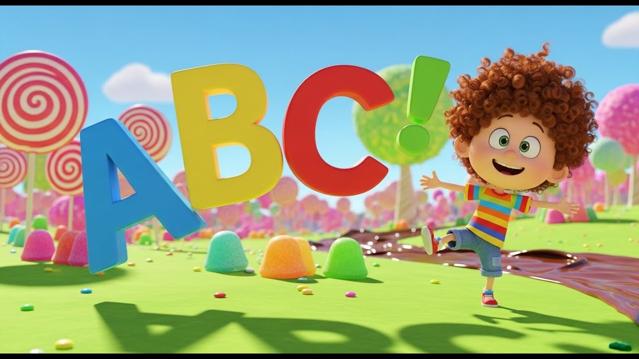 ABC Magic in Candy Land | Kids’ Alphabet Song and Rhymes - YouTube