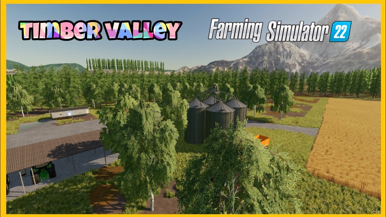 TIMBER VALLEY - NEW MOD MAP: FARMING SIMULATOR 22 *FLY OVER* - YouTube
