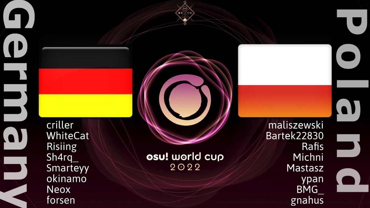 osu! World Cup 2022 Semifinals Germany vs Poland (Winner bracket ...
