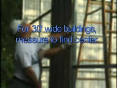 VersaTube DIY Steel Buildings Complete Installation Part 4 of 5 - YouTube