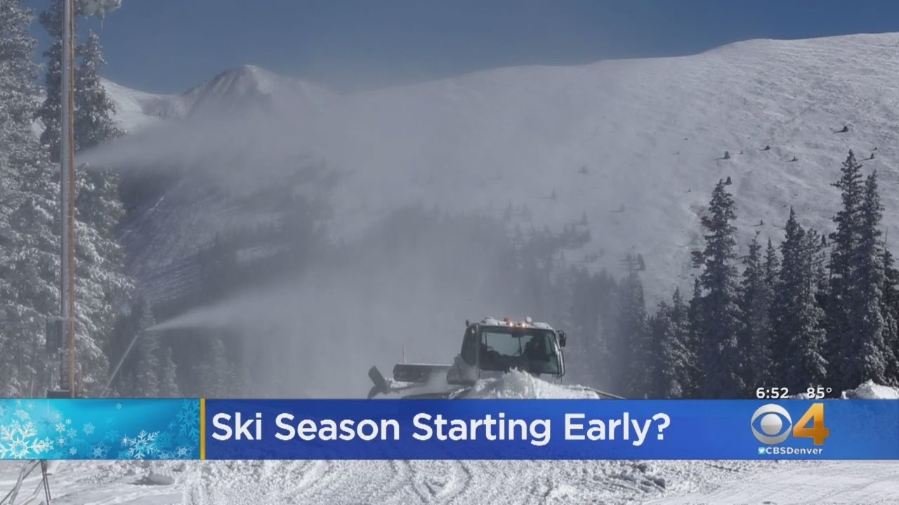Ski Resorts Working To Start Ski Season Early - YouTube