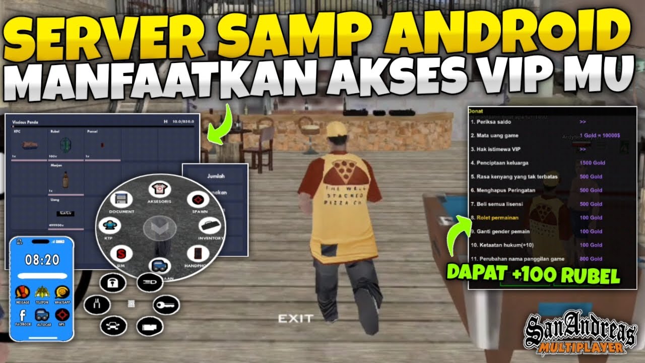 SERVER GTA SAMP INI WARGA BARU BISA MENIKMATI AKSES VIP ! - REVIEW ...