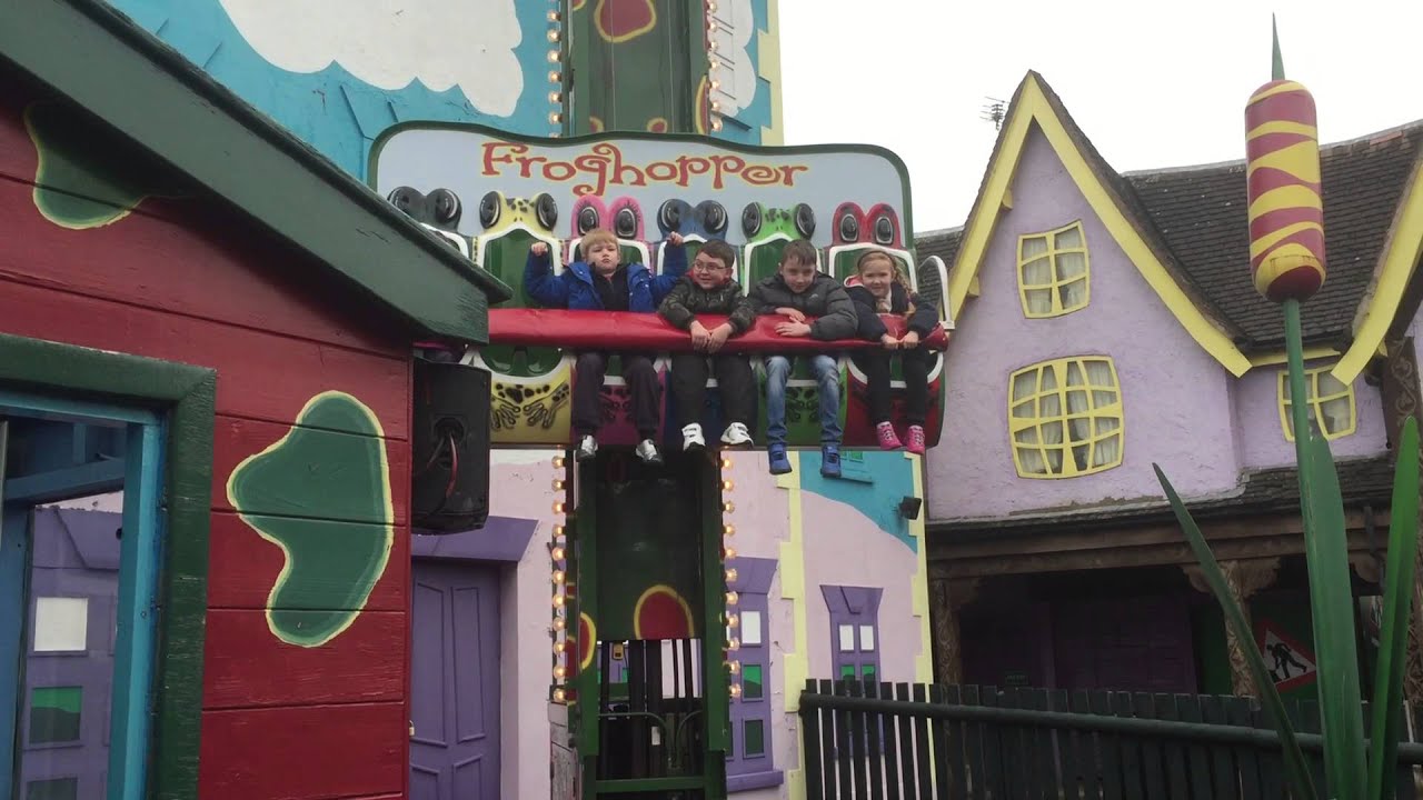 Frog hopper Alton towers merlin ride - YouTube