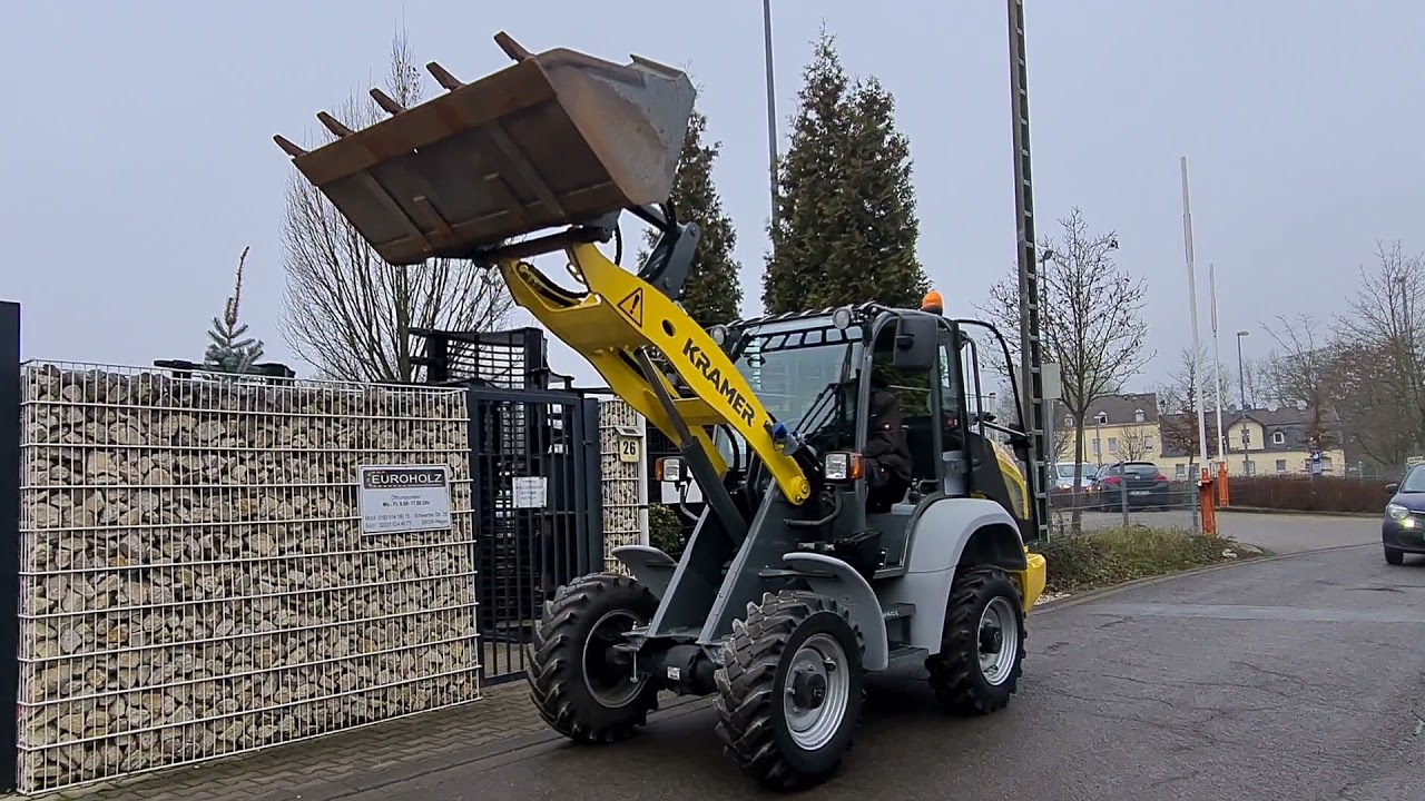Radlader Kramer 5055 nur 577 Bh in Top Zustand - YouTube