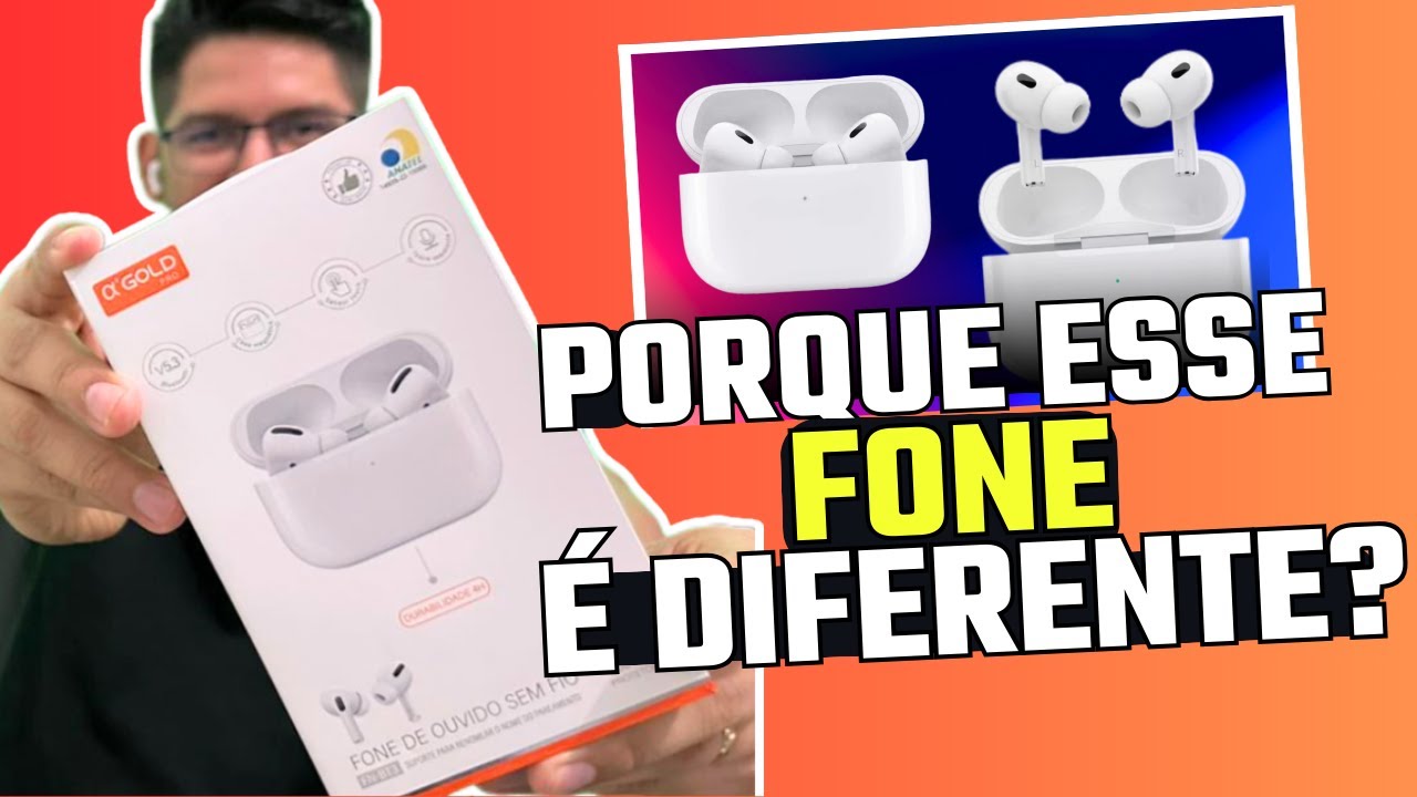 Fone FN-BT3 Gold Pro: SEM GASTAR muito e ter um FONE DE QUALIDADE - YouTube
