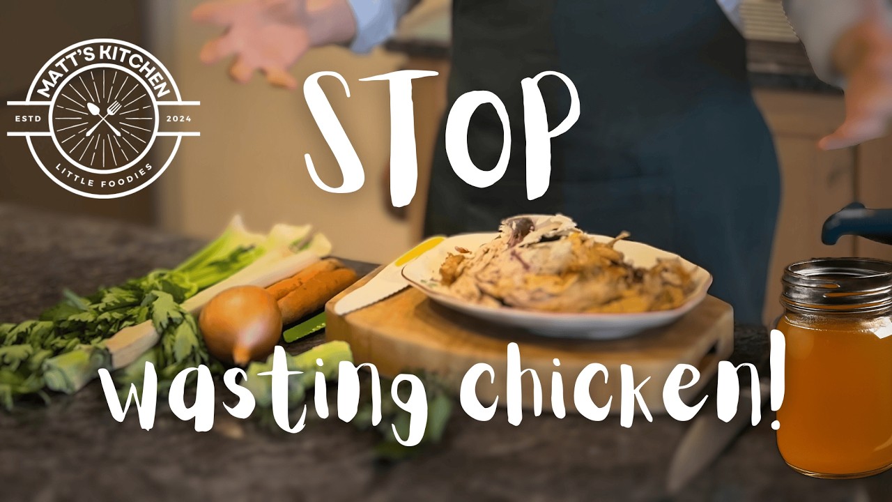 Chicken Stock - The backbone of all cuisine! 🍗 Ep.18 - YouTube