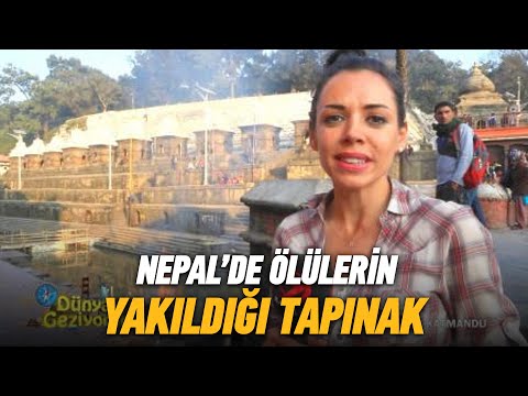 Nepal'de Ölülerin Yakıldığı Tapınaktayız #nepal #dünyayıgeziyorum