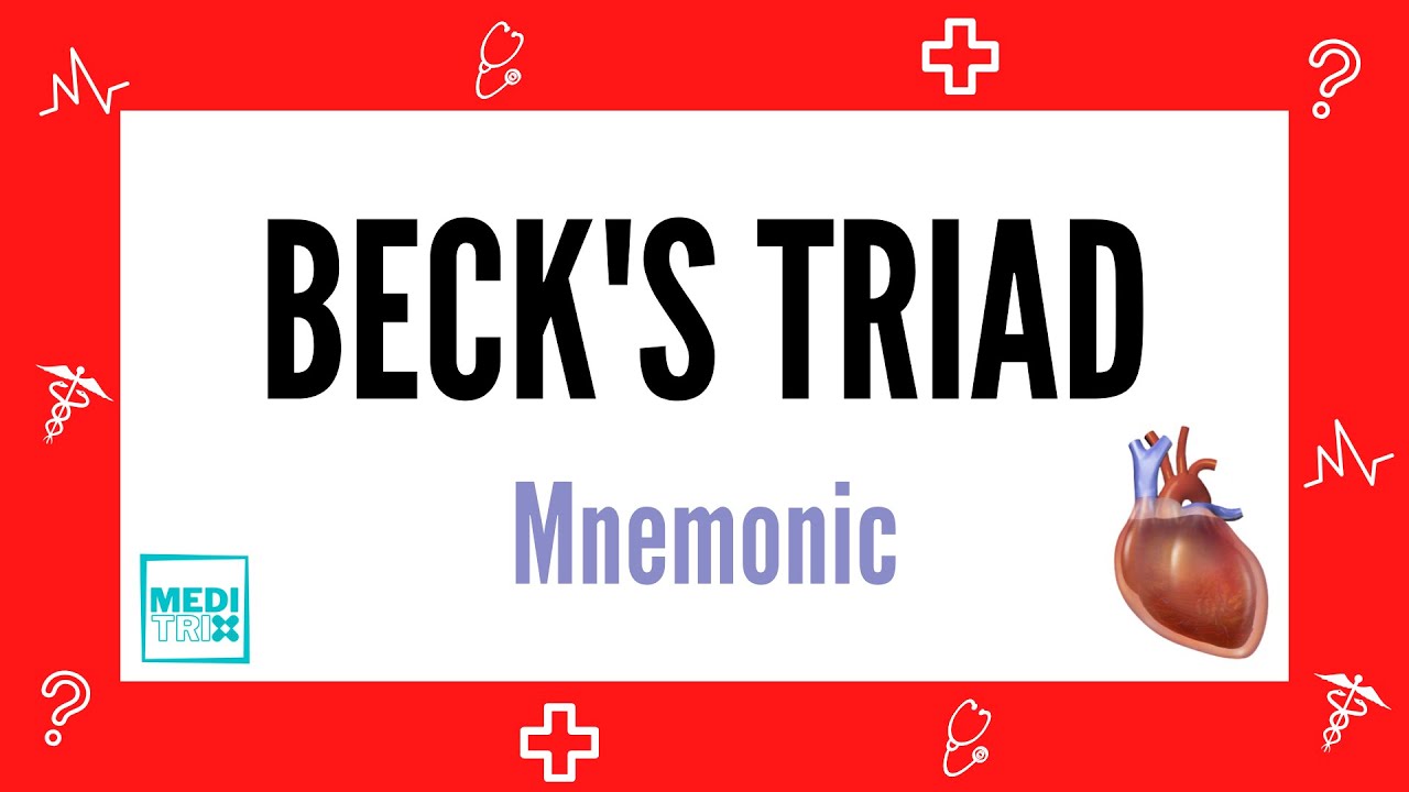 Beck's triad | Mnemonic | Heart | Cardiology | Medi Trix - YouTube