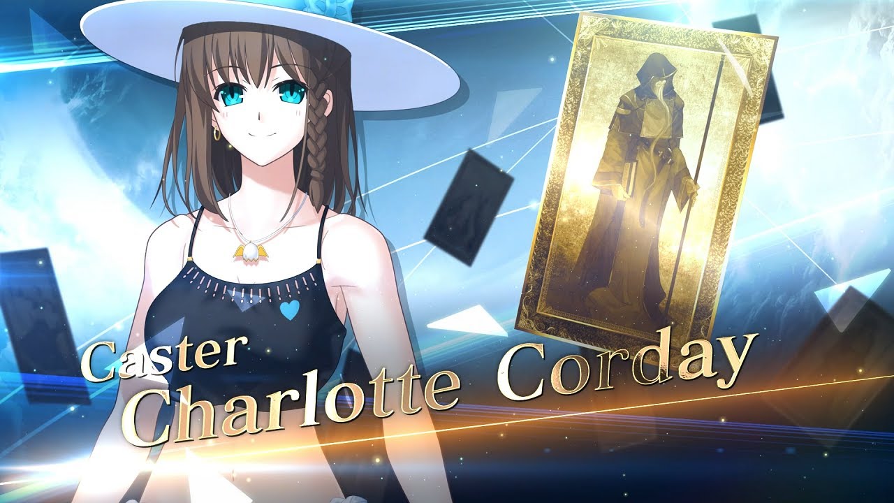 Fate/Grand Order - Charlotte Corday (Caster) Servant Introduction - YouTube