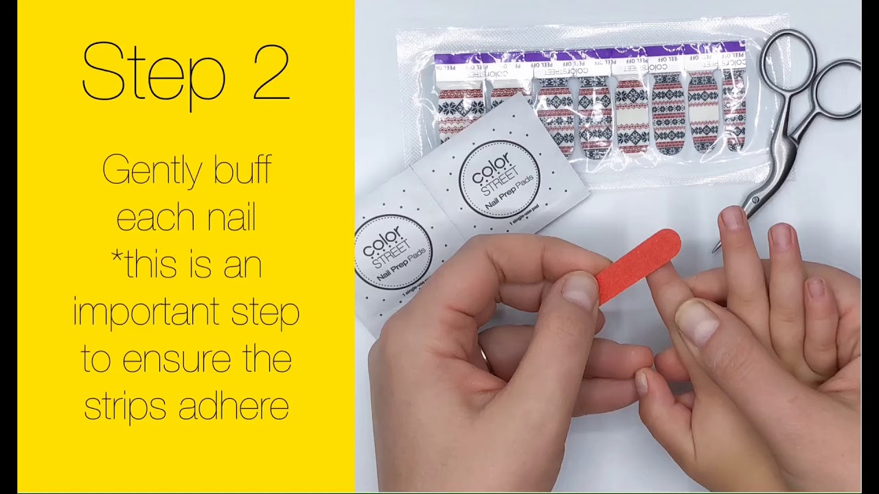 How to apply Color Street to Kid Nails - YouTube
