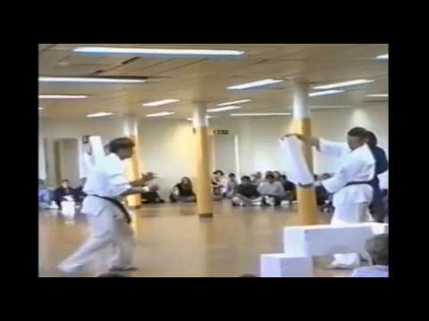 1993 Sweden. Judd Reid Kyokushin Karate Breaking Demonstration