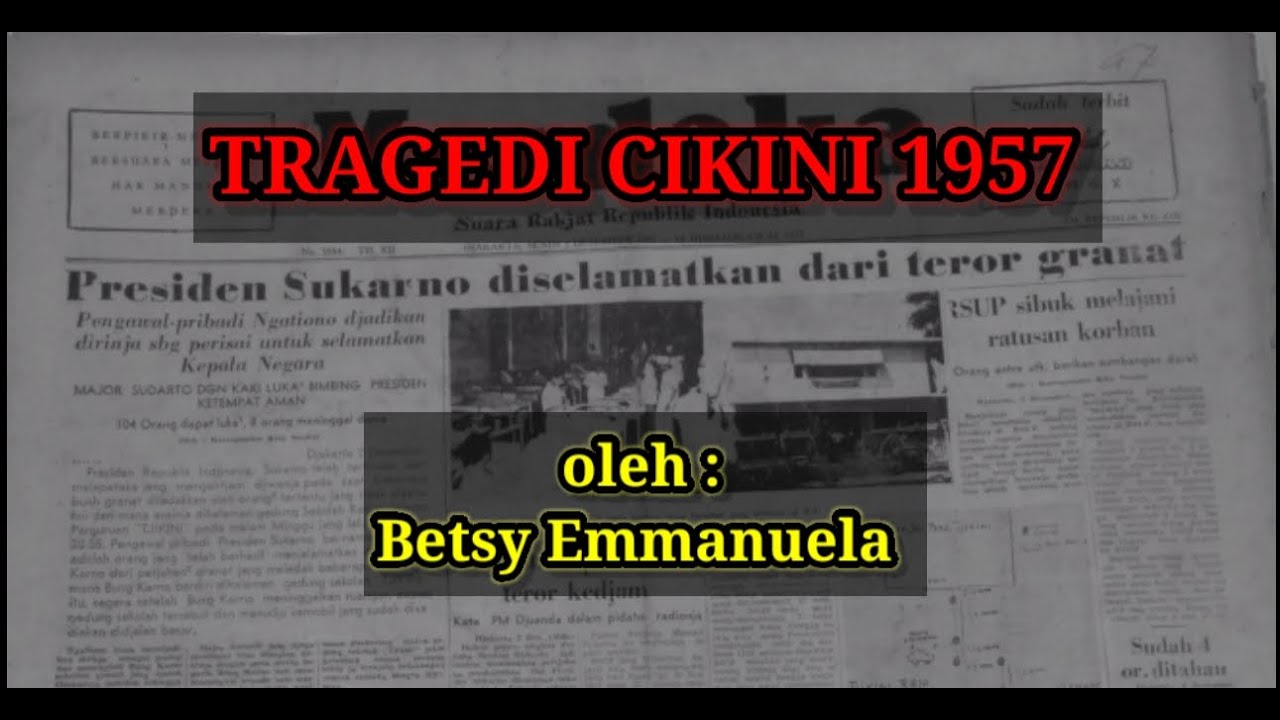 Tragedi Cikini 1957 Storytelling - YouTube