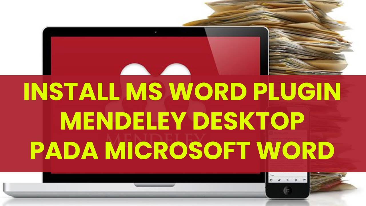 Install Ms Word Plugin Aplikasi Mendeley Pada Microsoft Word #mendeley ...