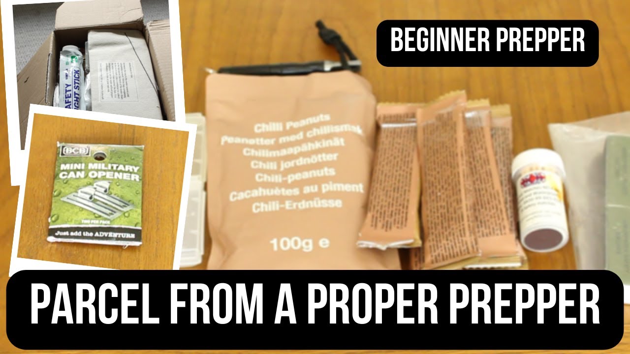 Unboxing Parcel from an Experienced Prepper - Beginner Prepper UK - YouTube