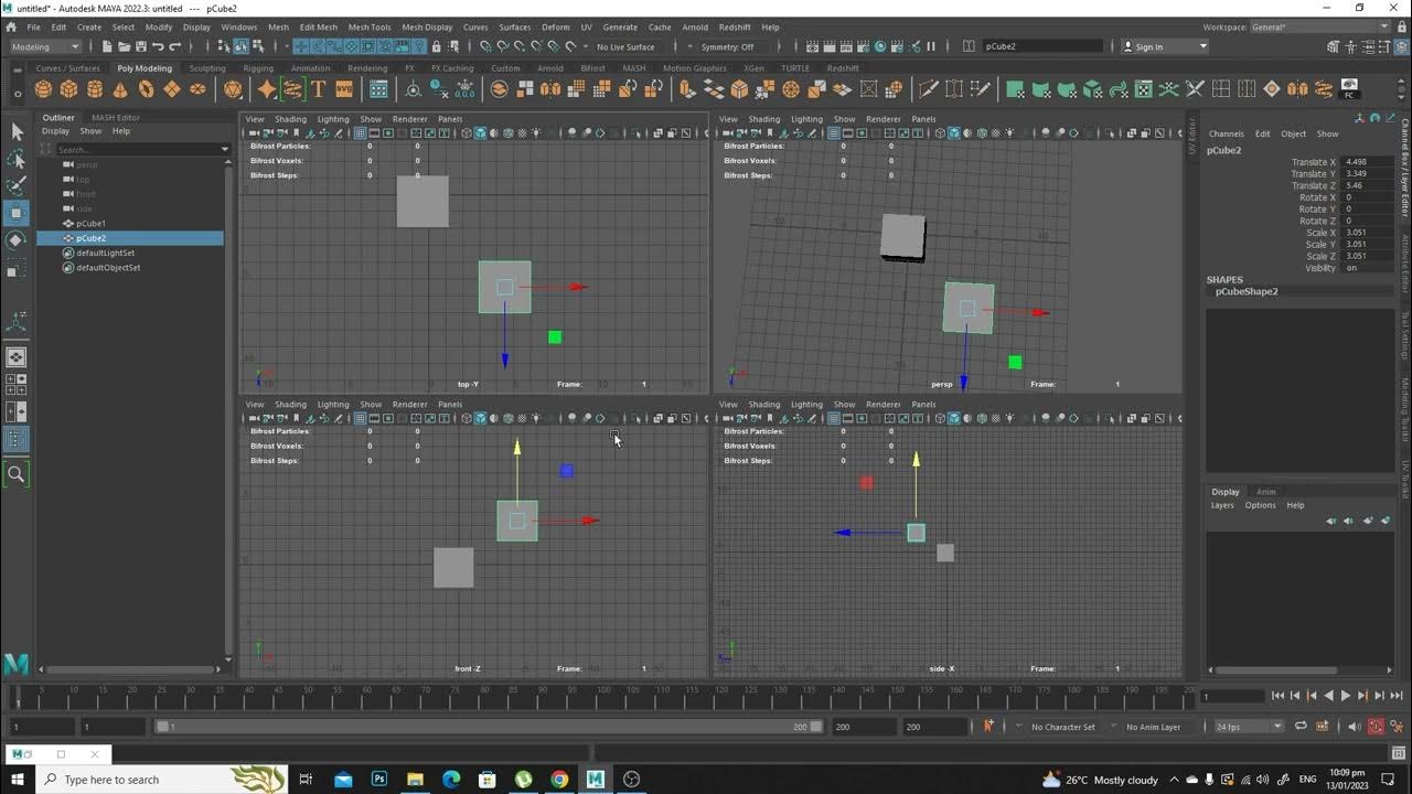 Maya Navigation Part1 - YouTube